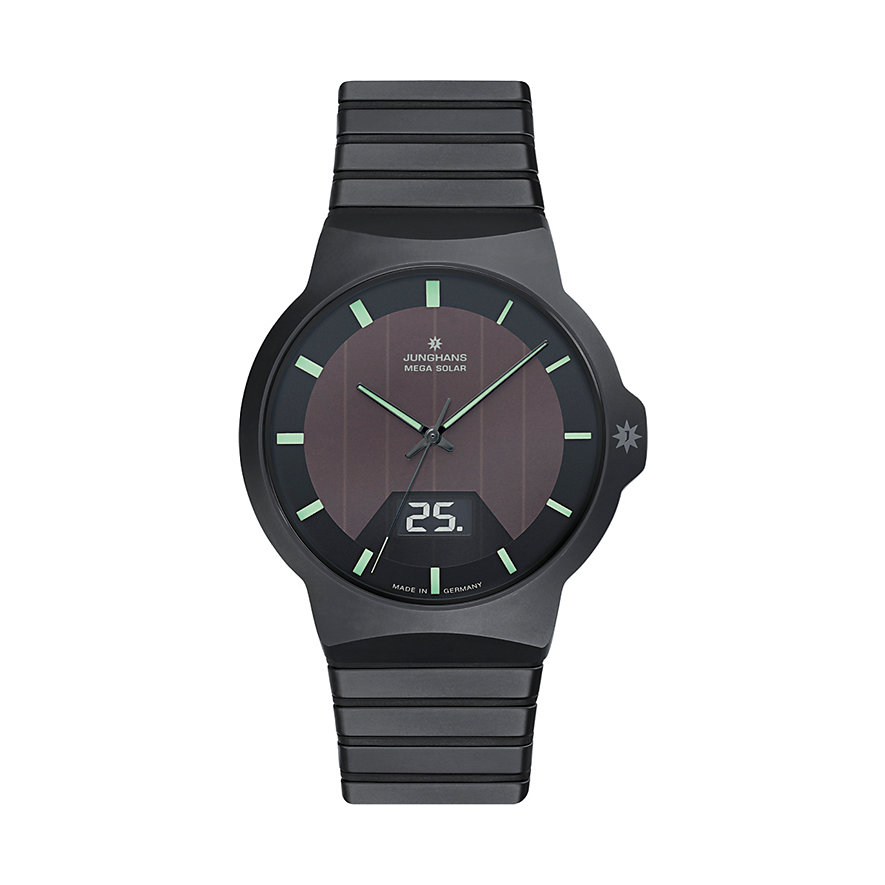 Junghans Herrenuhr Funk & Solar Force Mega Solar 18193844 bei Christ.de ...