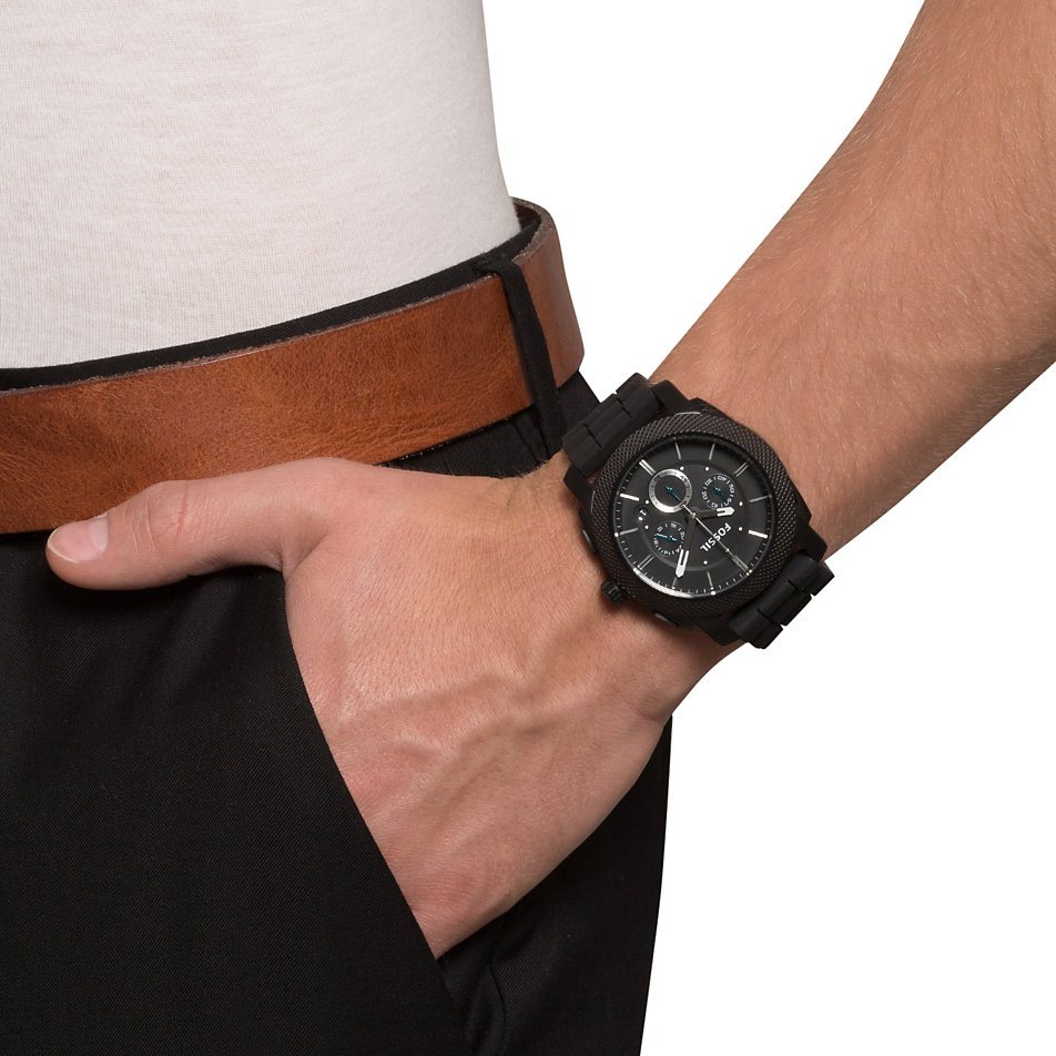 Reloj Fossil Machine Fs4487 Hombre Deportivo Negro - S/. 439,00 en ...