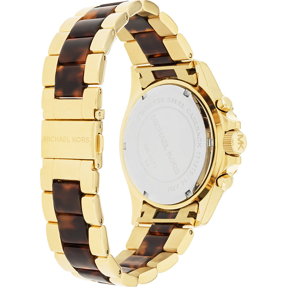 Relógio Luxo Michael Kors Mk5873 Orig Chron Anal Swarovski!! - R$ 3.499 ...